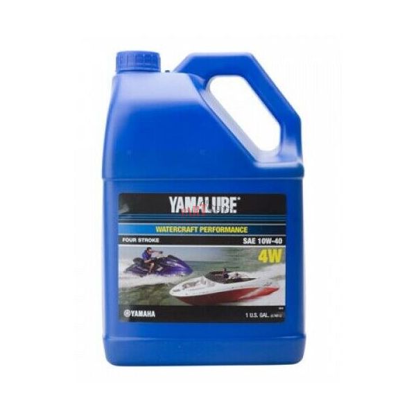 Yamalube 10W-40 Watercraft Engine Oil 1-Gallon LUB-10W40-WV-04